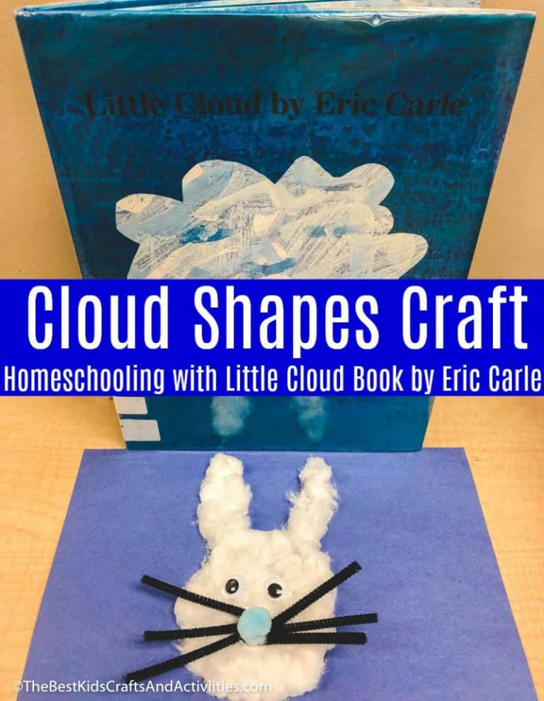 Little Cloud by Eric Carle Cloud Shapes Craft • Best Kids Crafts ...