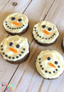 Snowman Brownies • The Best Kids Crafts and Activities