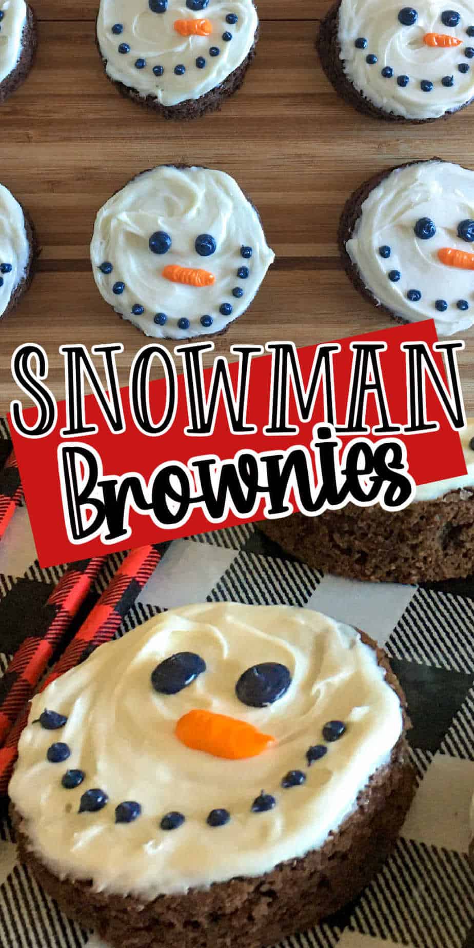 Snowman Brownies • The Best Kids Crafts and Activities