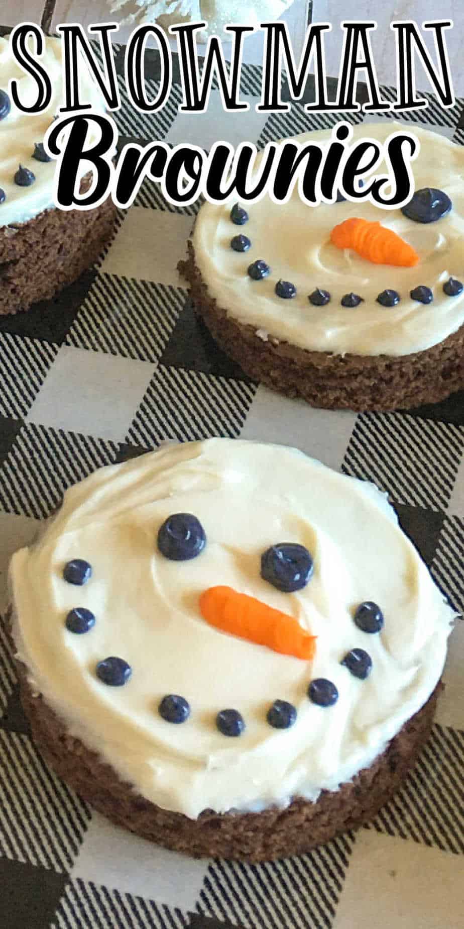 Snowman Brownies • The Best Kids Crafts and Activities