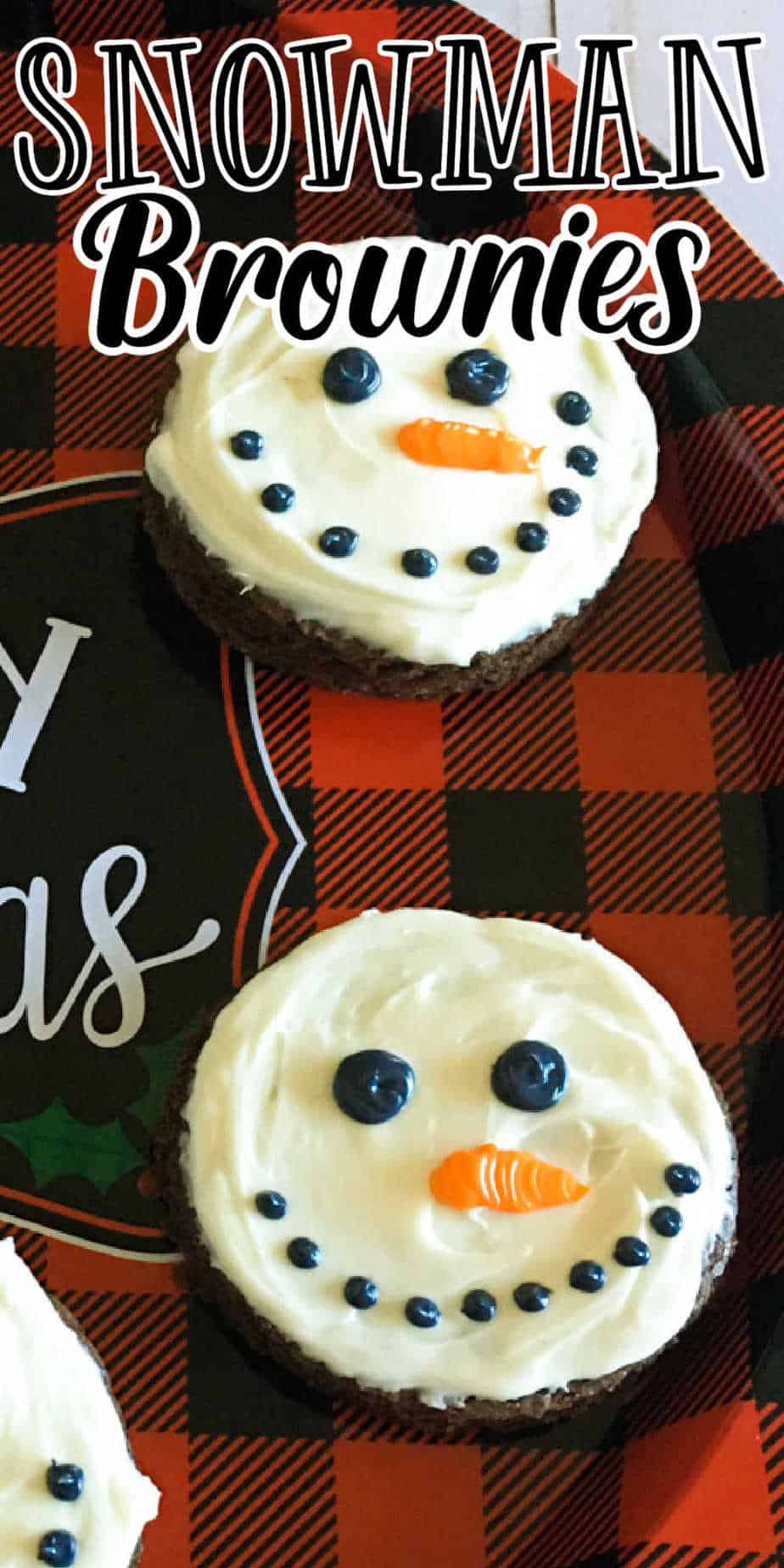 Snowman Brownies • The Best Kids Crafts and Activities