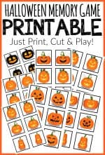 Printable Jack O Lantern Memory Card Game - Free Printable Game
