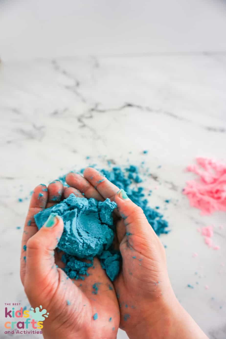 How to Make Kinetic Sand • The Best Kids Crafts and Activities