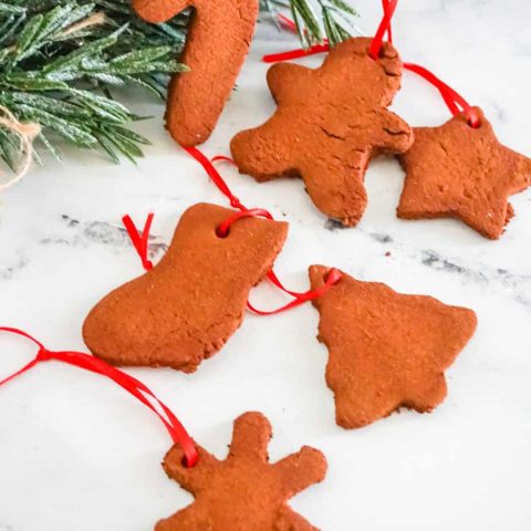 Easy Homemade 2 Ingredient Cinnamon Ornaments