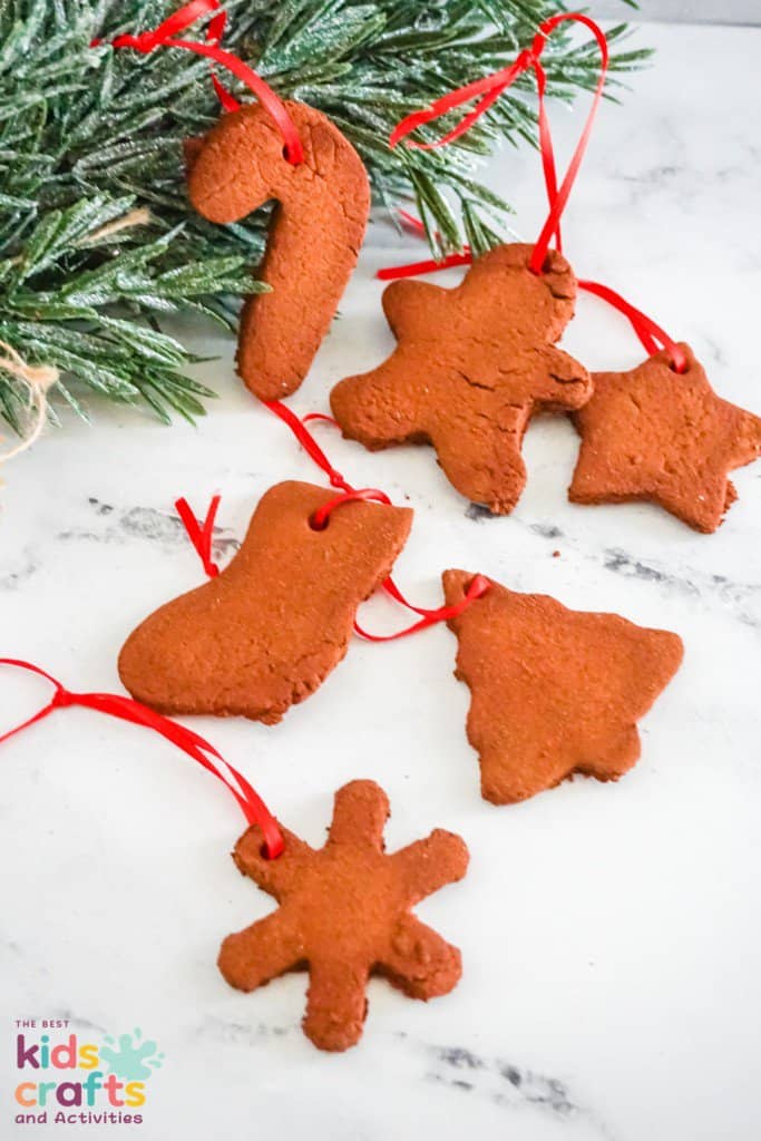 Easy Homemade 2 Ingredient Cinnamon Ornaments