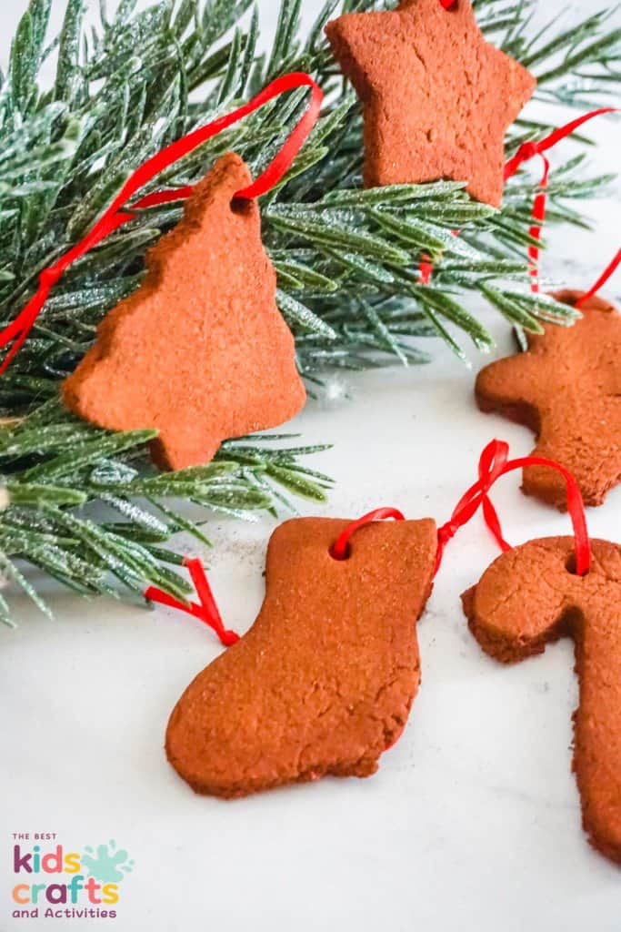 Easy Homemade 2 Ingredient Cinnamon Ornaments
