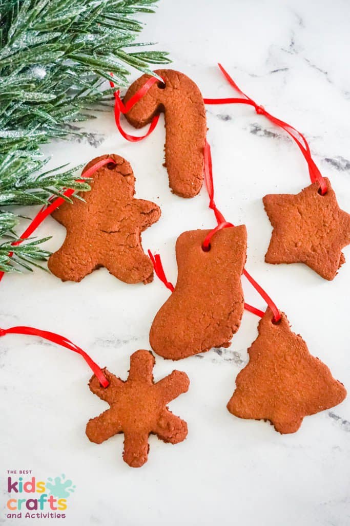 Easy Homemade 2 Ingredient Cinnamon Ornaments