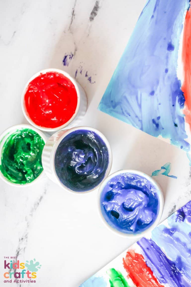 Homemade Edible Finger Paint Recipe