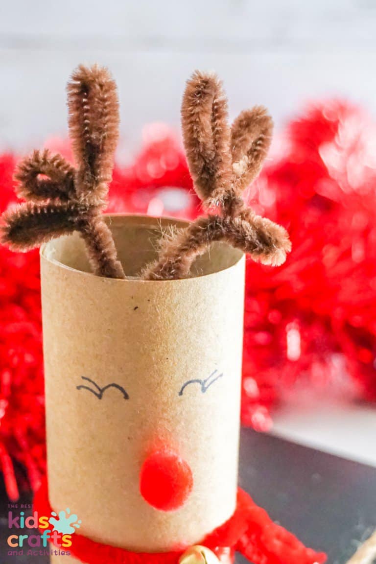 Toilet Paper Roll Reindeer Craft