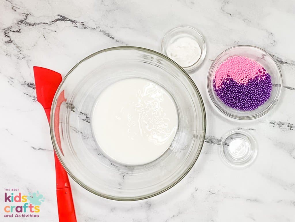 Valentine's Day Floam Slime • The Best Kids Crafts and Activities